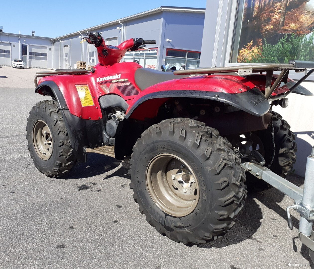 Kawasaki KVF 650 4X4 + SÄHKÖKIPPIKÄRRY 650 cm³ 2005 - Raisio - Mönkijä ...