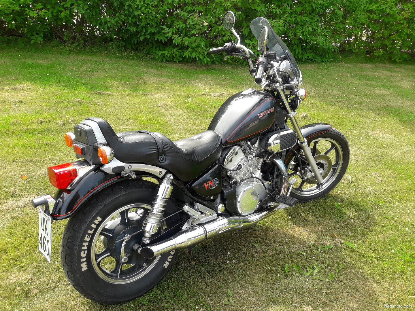 Kawasaki VN 750 Twin 750 Cm 1988 Sein joki Moottoripy r Nettimoto